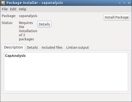 How to install CapAnalysis | CapAnalysis